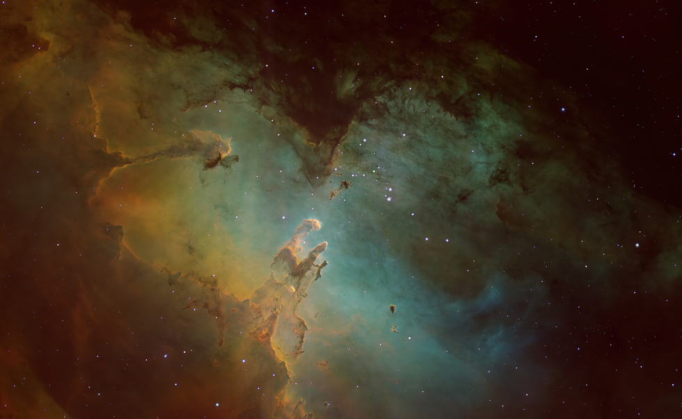 M16 - Eagle Nebula - SHO | Telescope Live